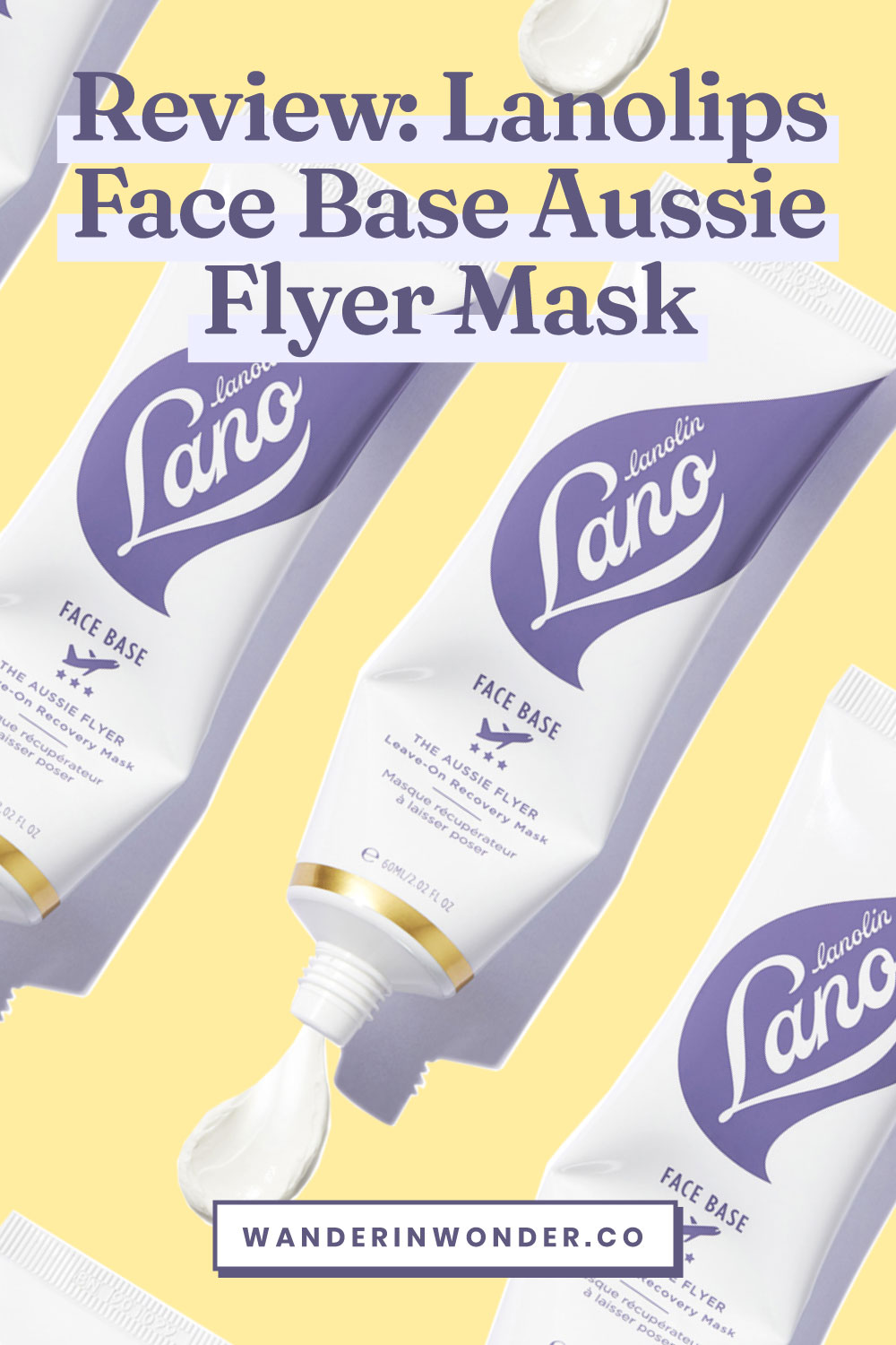 Lanolips Leave-On Deep Recovery Aussie Flyer Face Mask Review